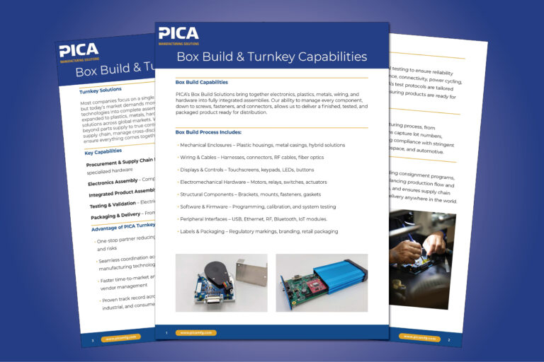 PICA Manufacturing Solutions Box Build and Turnkey Capabilities ...