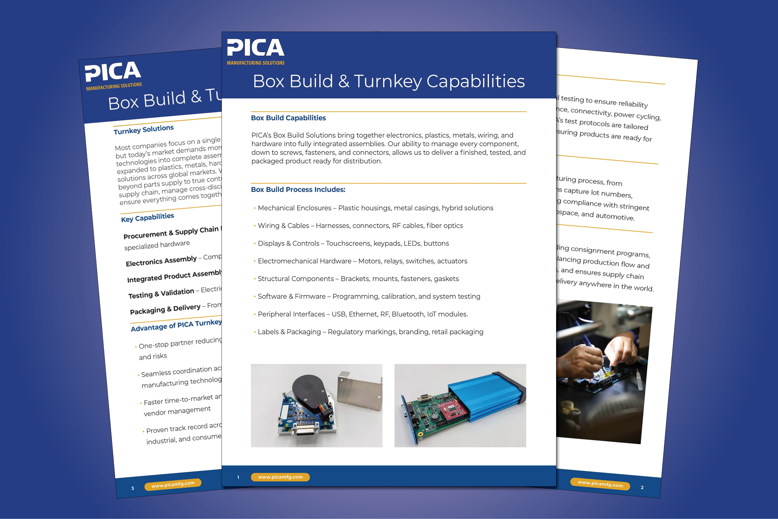 PICA Manufacturing Solutions Box Build and Turnkey Capabilities ...